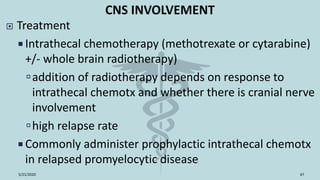 Acute myeloid leukaemia | PPTX
