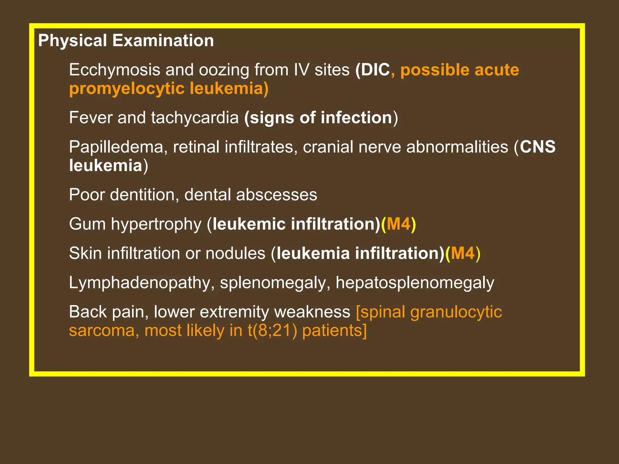 Acute myeloid leukemia | PPT