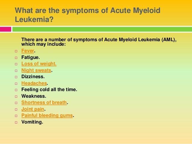 Acute myeloid leukemia