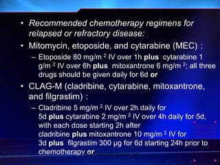 Acute myeloid leukemia | PPTX