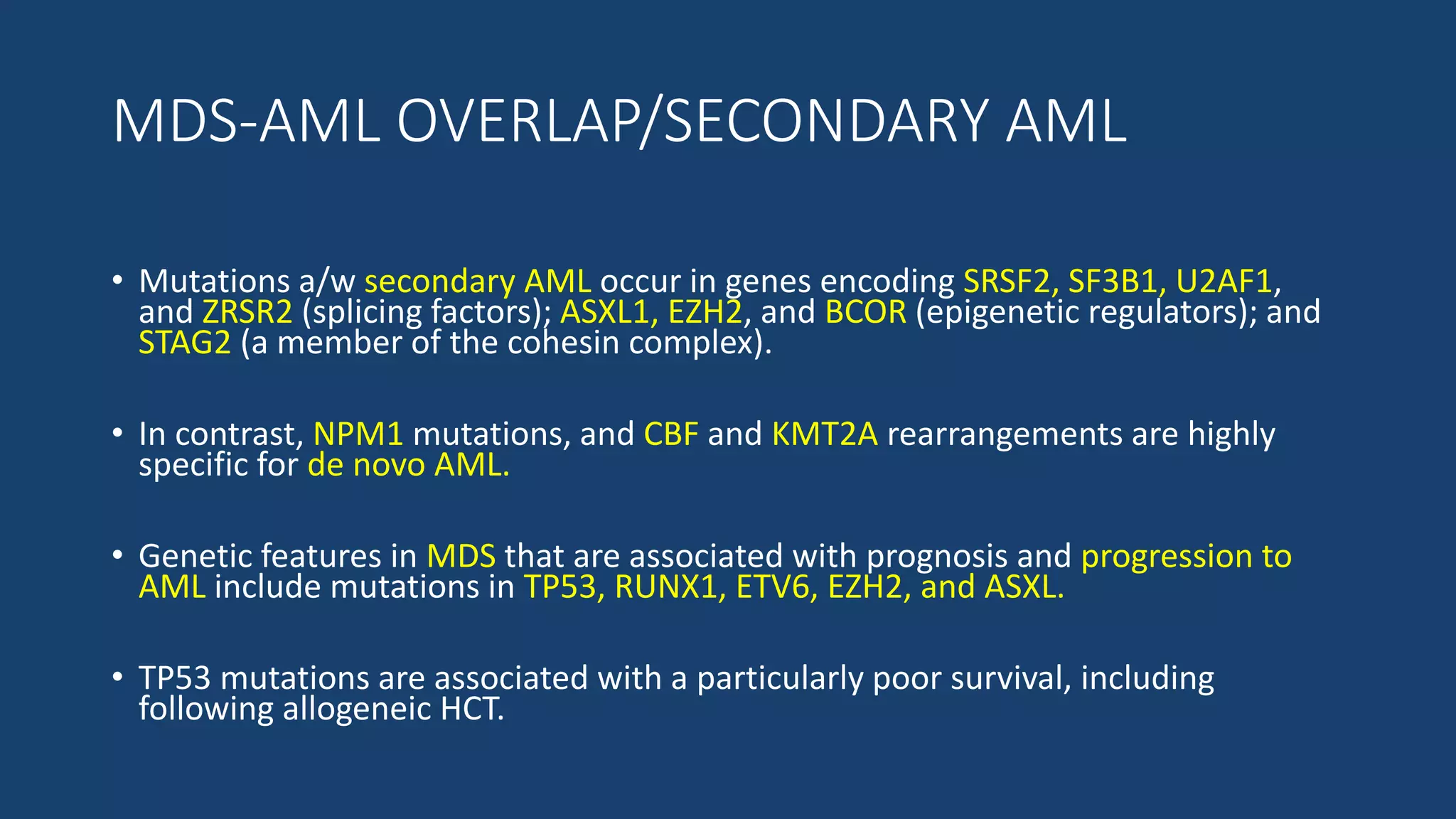 Acute myeloid leukemia | PPTX