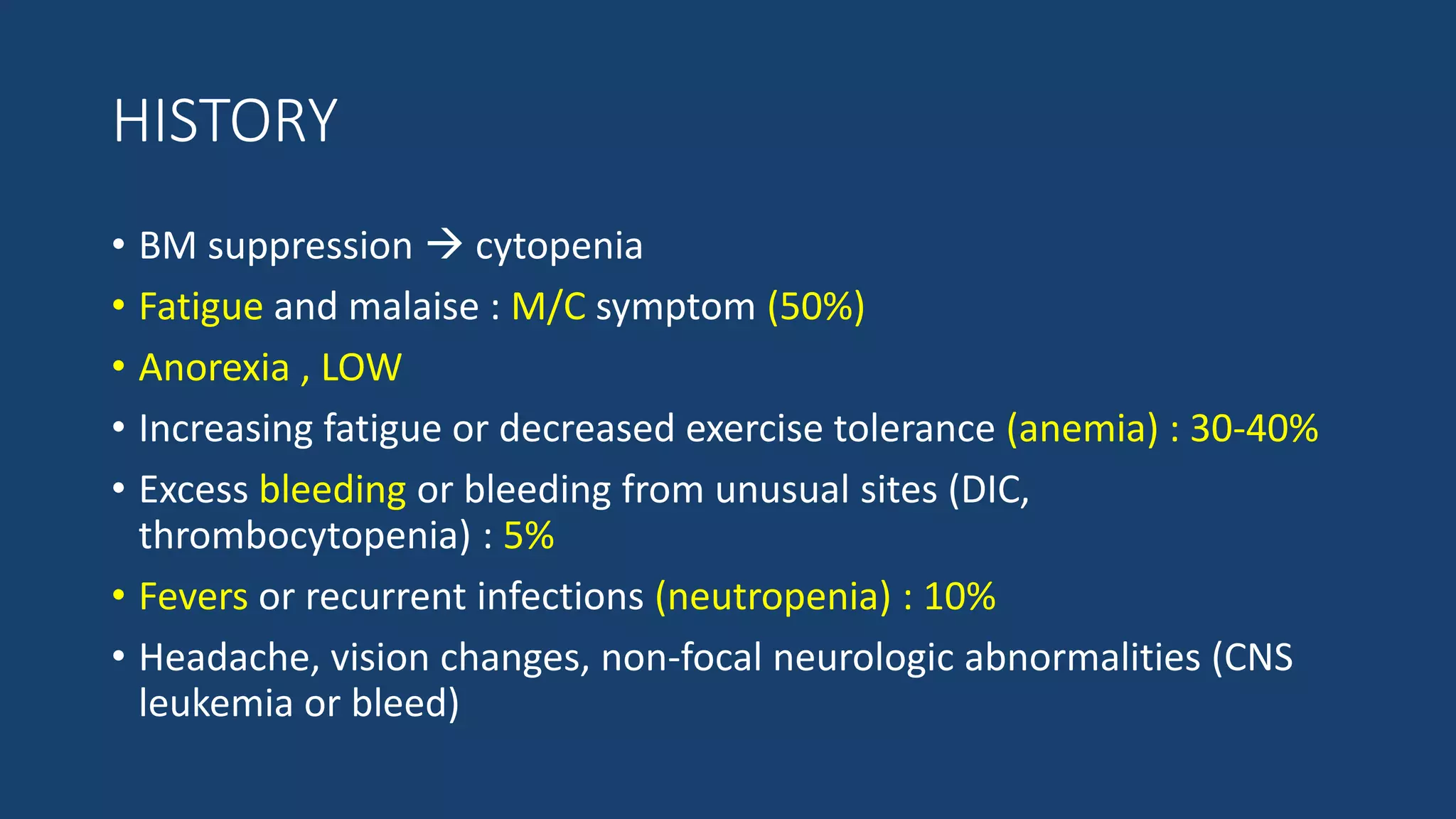 Acute myeloid leukemia | PPTX