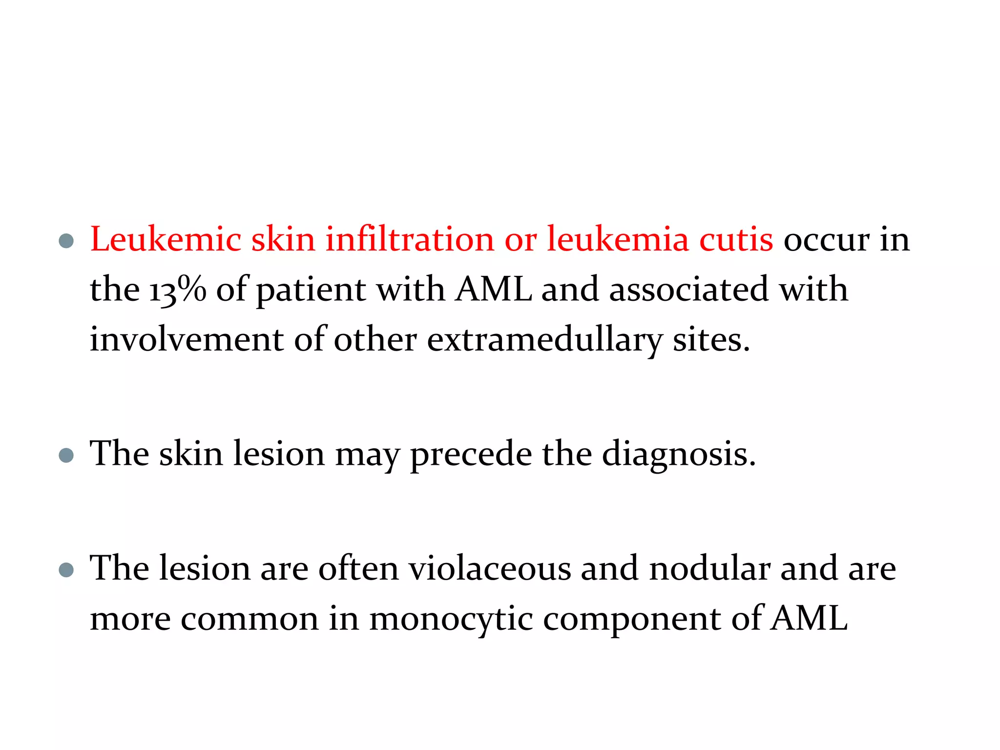 Acute myeloid leukemia | PPT