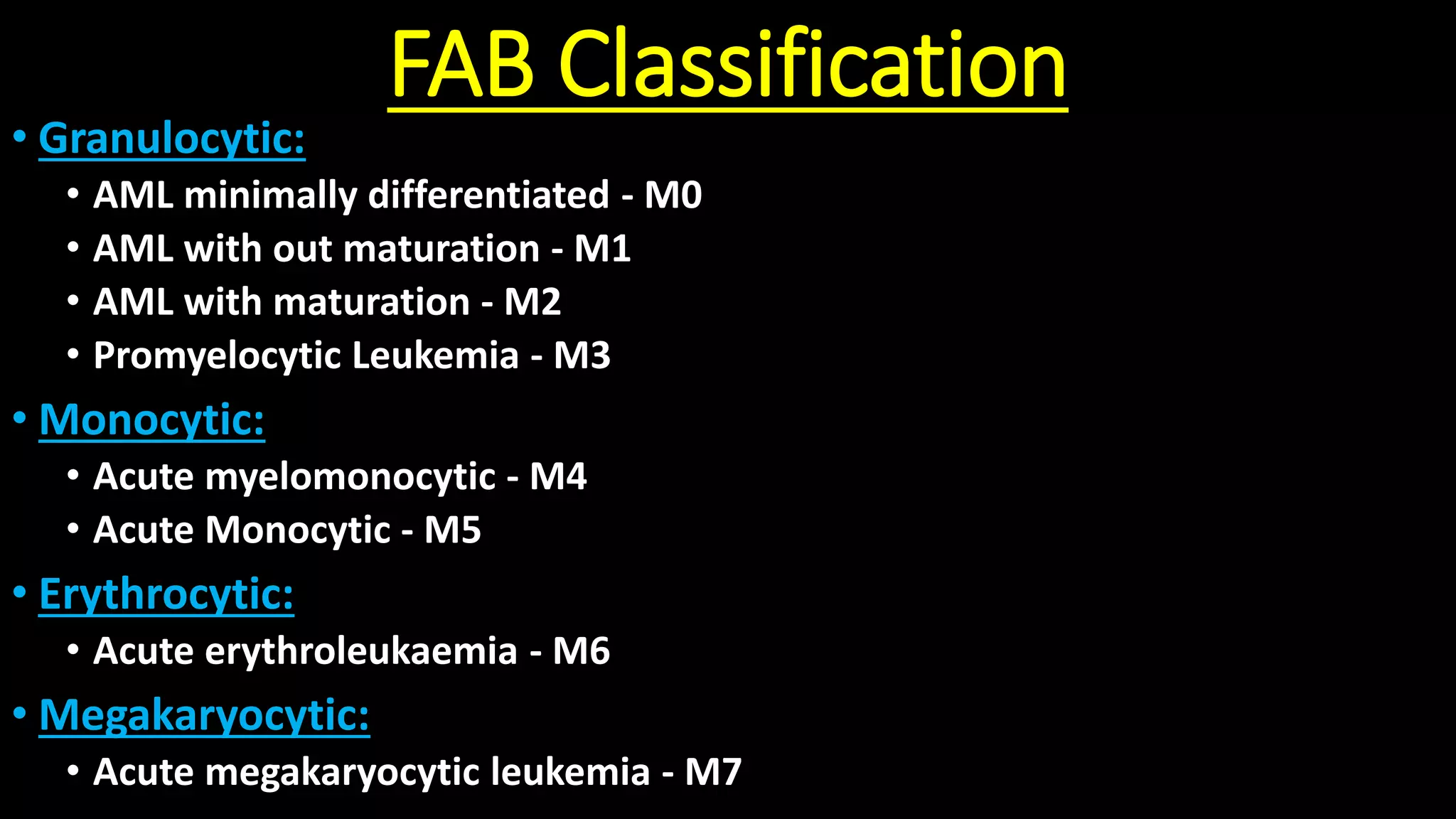 Acute myeloid leukemia | PPTX