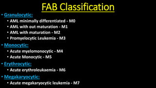Acute myeloid leukemia | PPTX