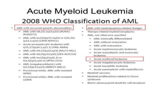 Acute myeloid leukemia | PPTX