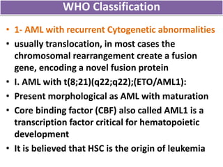 Acute Myeloid Leukemia | PPTX