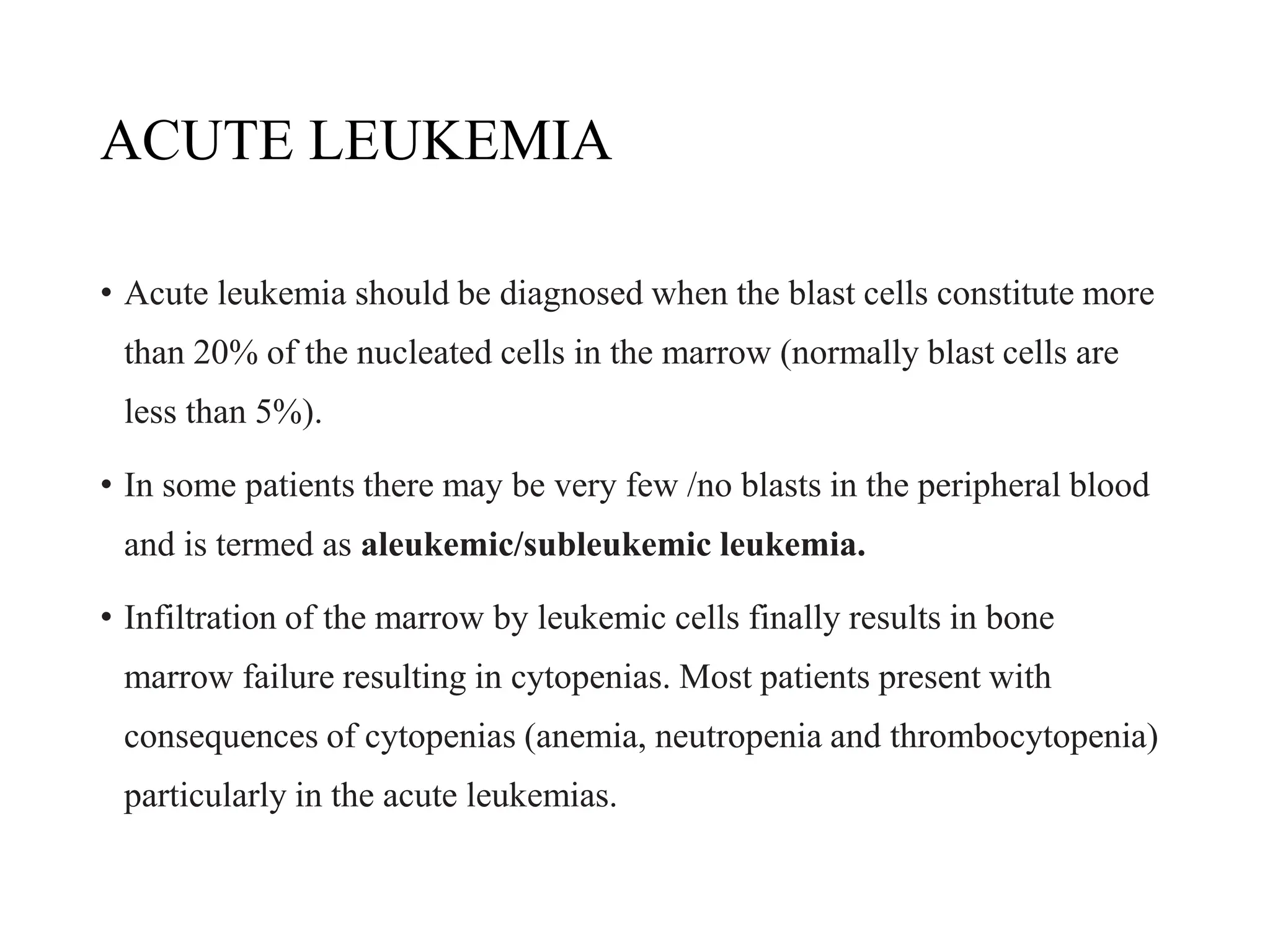acute myeloid leukemia - neoplastic disease.pptx