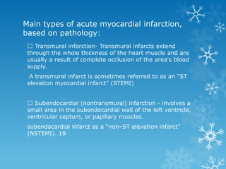 Acute Myocardial Infarction | PDF