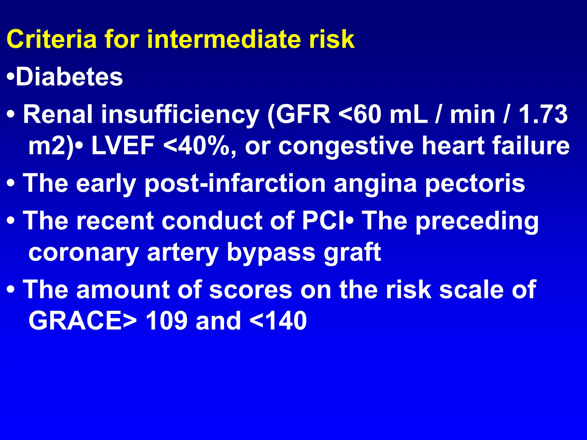 Acute coronary syndrome. Diagnosis, treatment and prophylaxis of ...