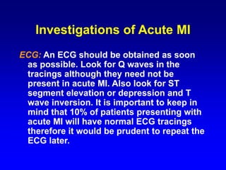 Acute coronary syndrome. Diagnosis, treatment and prophylaxis of ...
