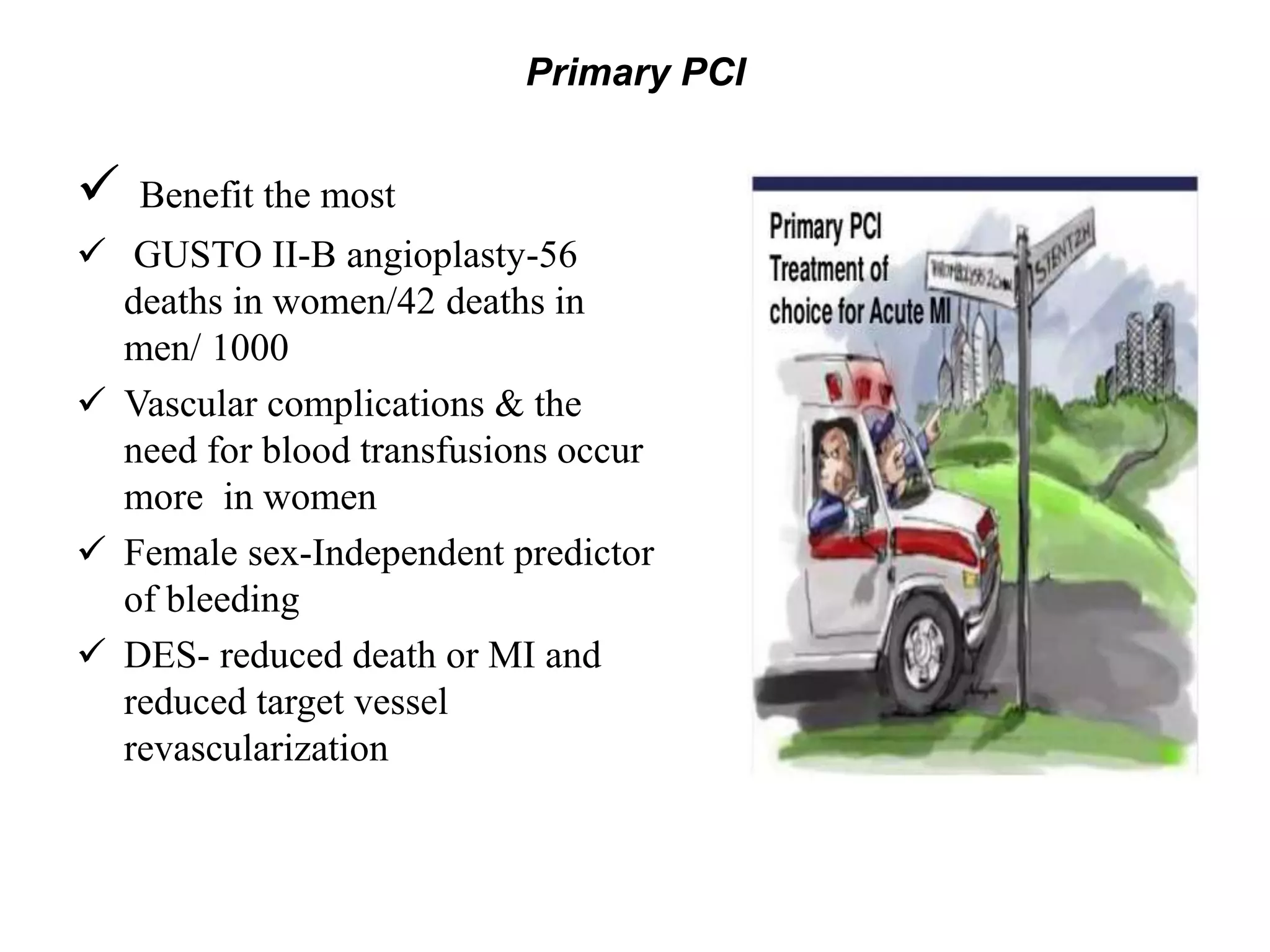 Acute myocardial infarction in women | PPT
