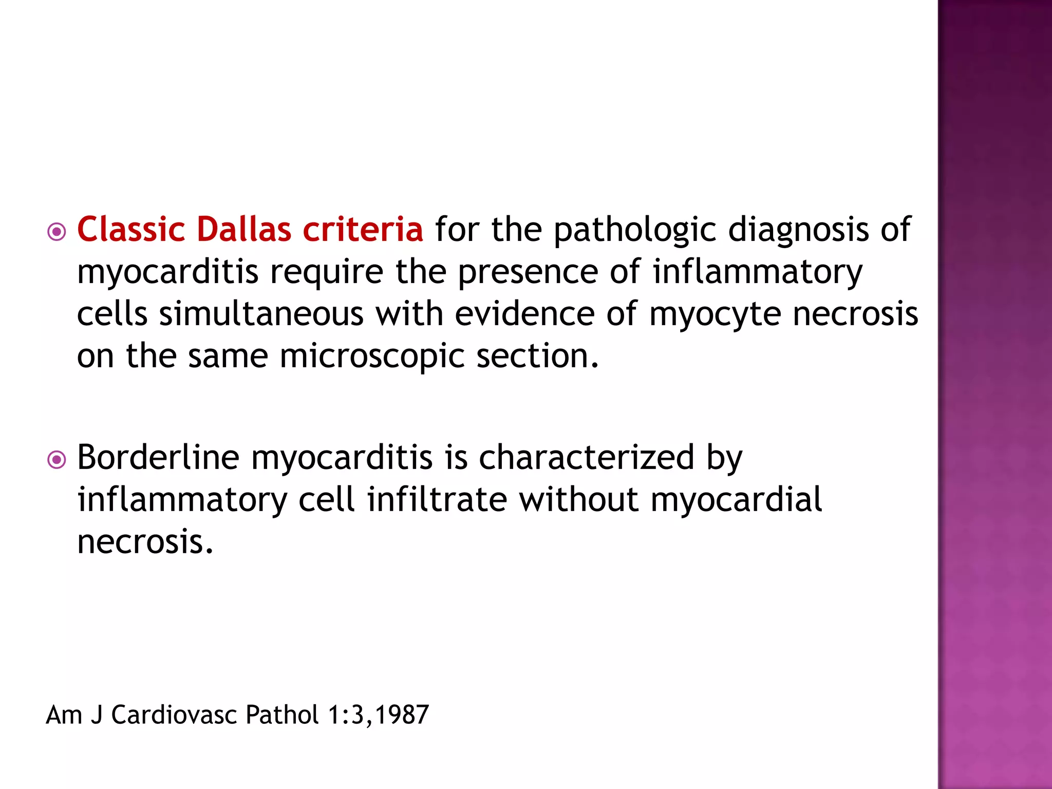Acute Myocarditis:Diagnosis and Management | PPTX