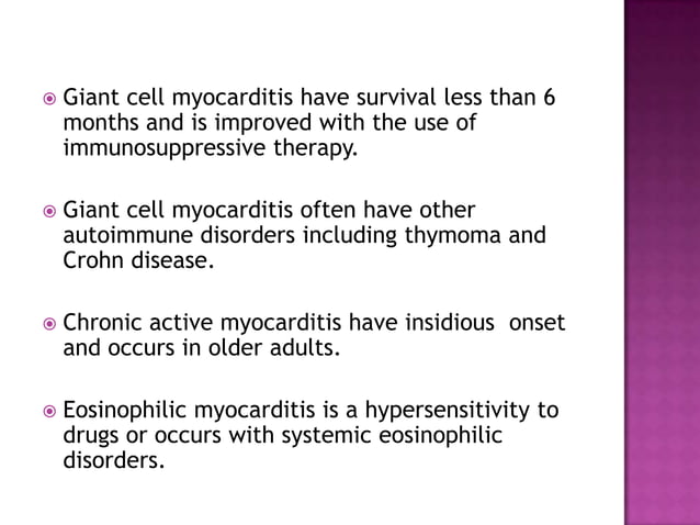Acute Myocarditis:Diagnosis and Management | PPTX | Heart and ...