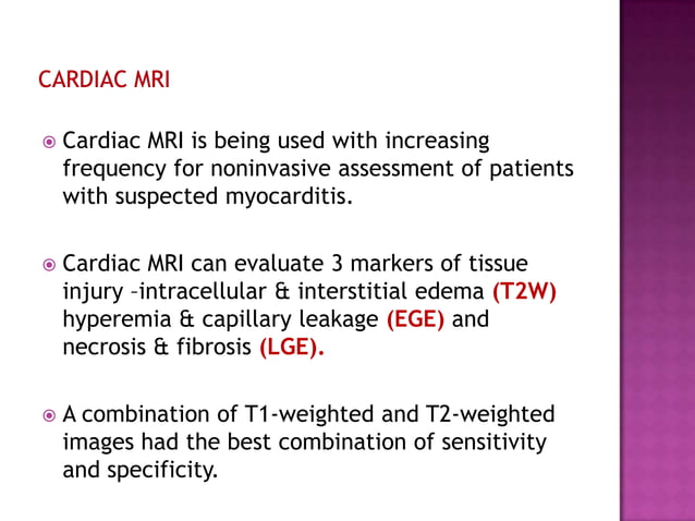 Acute Myocarditis:Diagnosis and Management | PPTX | Heart and ...
