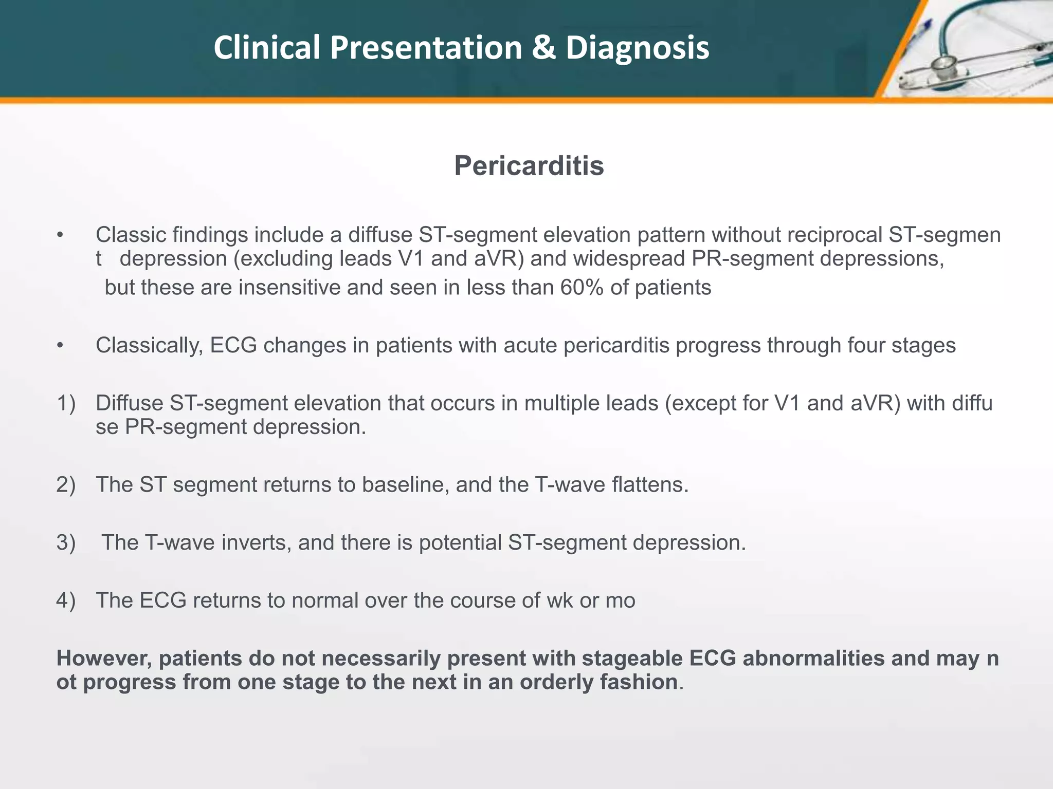 Acute Myopericardial Syndromes | PPTX