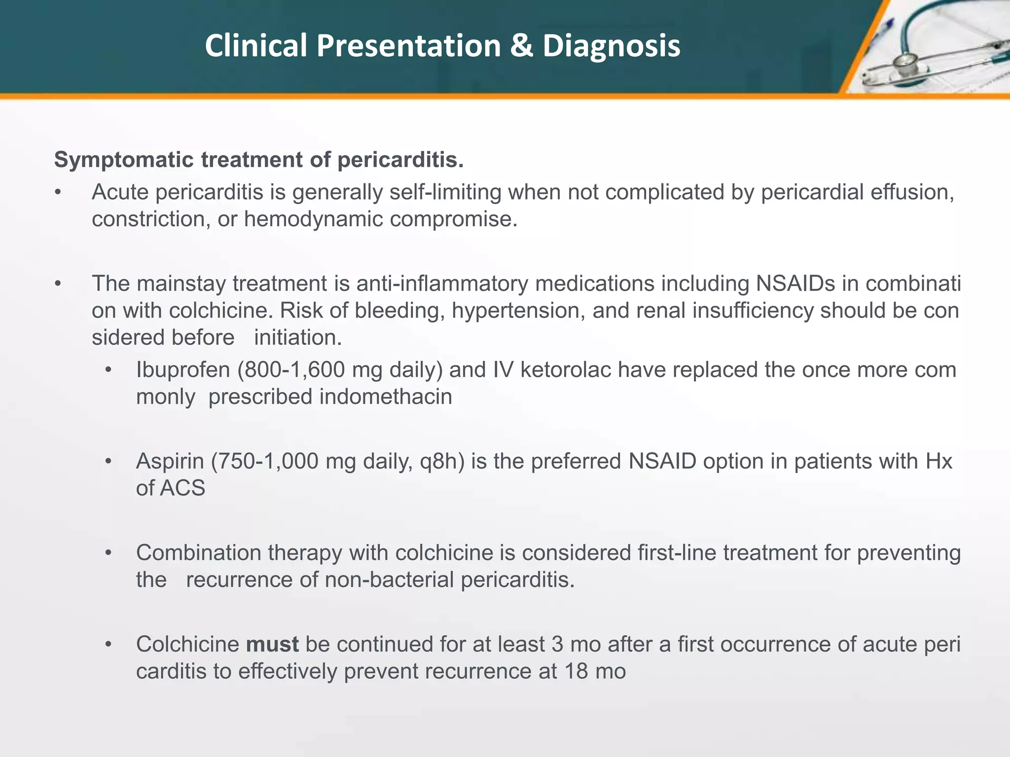 Acute Myopericardial Syndromes | PPTX