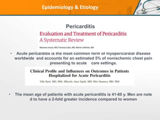 Acute Myopericardial Syndromes | PPTX
