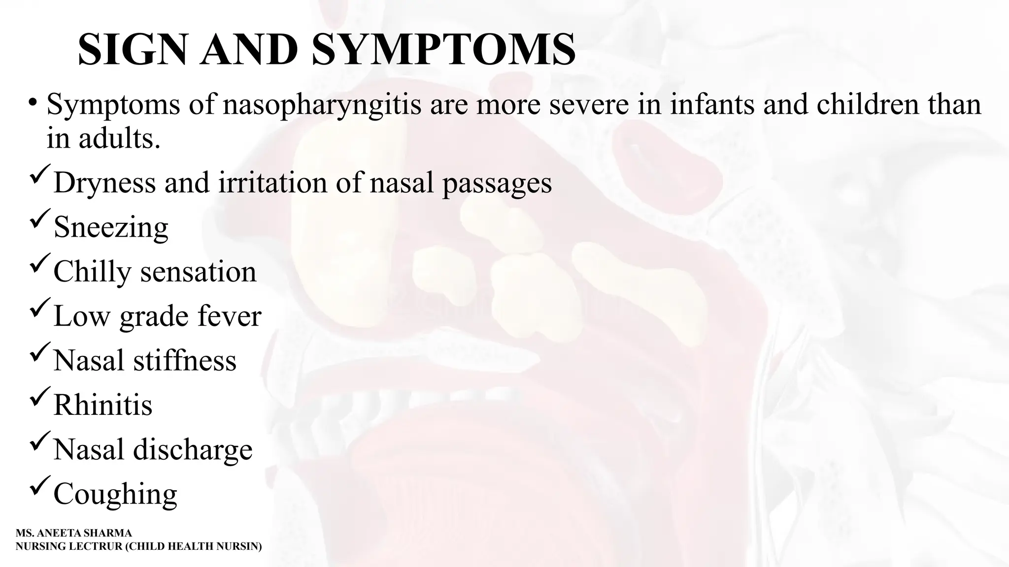 ACUTE NASOPHARYNGITIS. pptx | PPTX