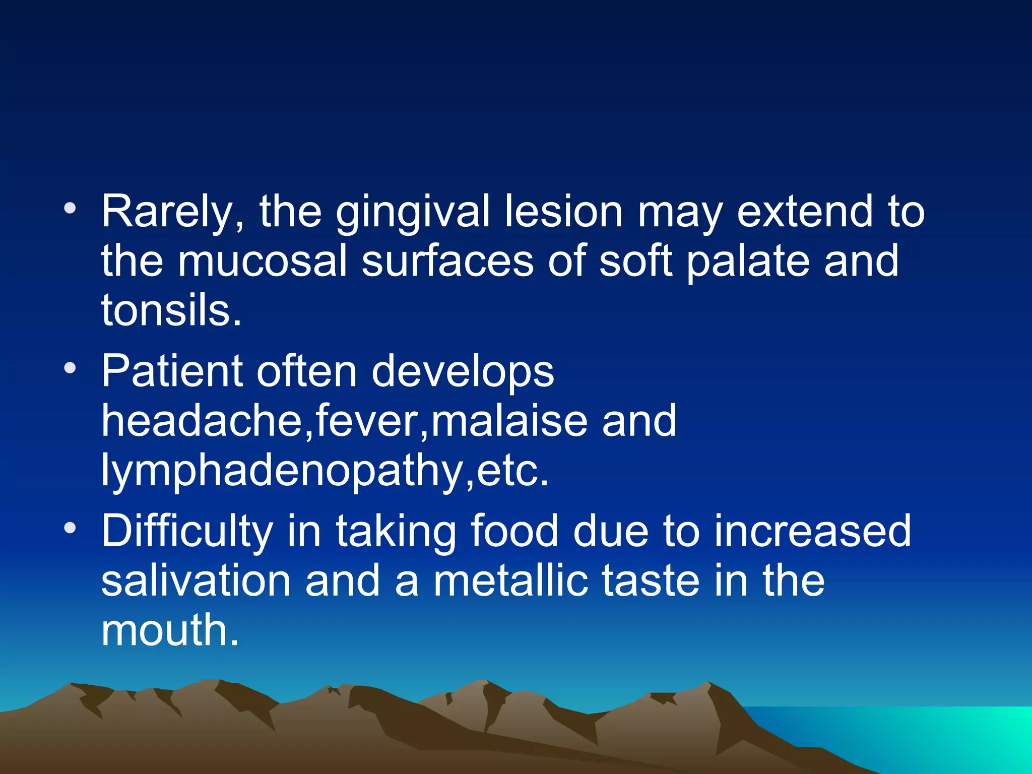Acute Necrotising Ulcerative Gingivitis | PPT