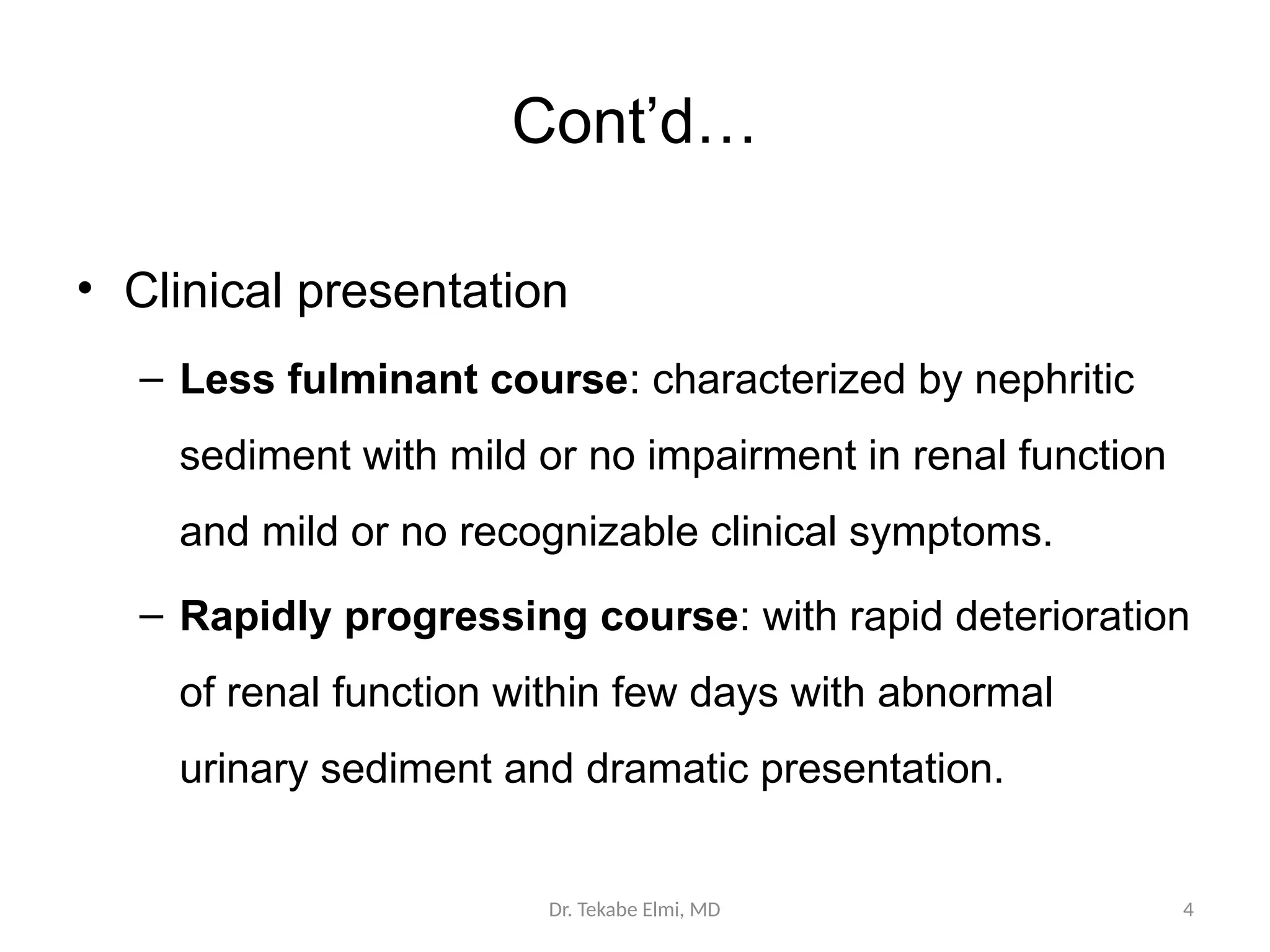 Acute nephritic syndrome a disease of pediatric | PPTX
