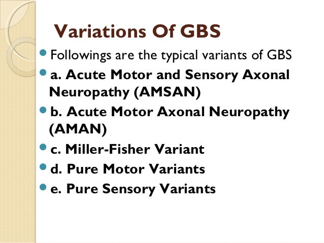 GBS Acute Polyneuropathies (GBS)