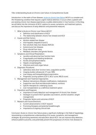 Acute on Chronic Liver Failure.docx