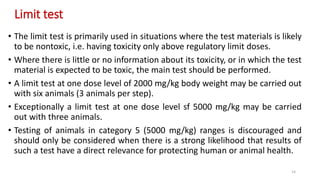 OECD Guideline For Acute oral toxicity (TG 423) | PPTX