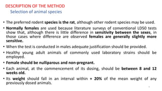 OECD Guideline For Acute oral toxicity (TG 423) | PPTX