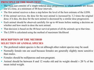 Acute oral toxicity-UDP : oecd-425 | PPTX