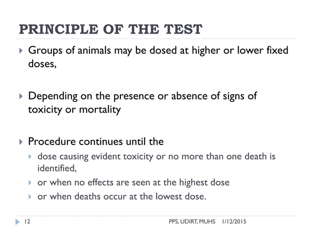 OECD Test Guideline 420: Acute Oral Toxicity - Fixed Dose | PDF