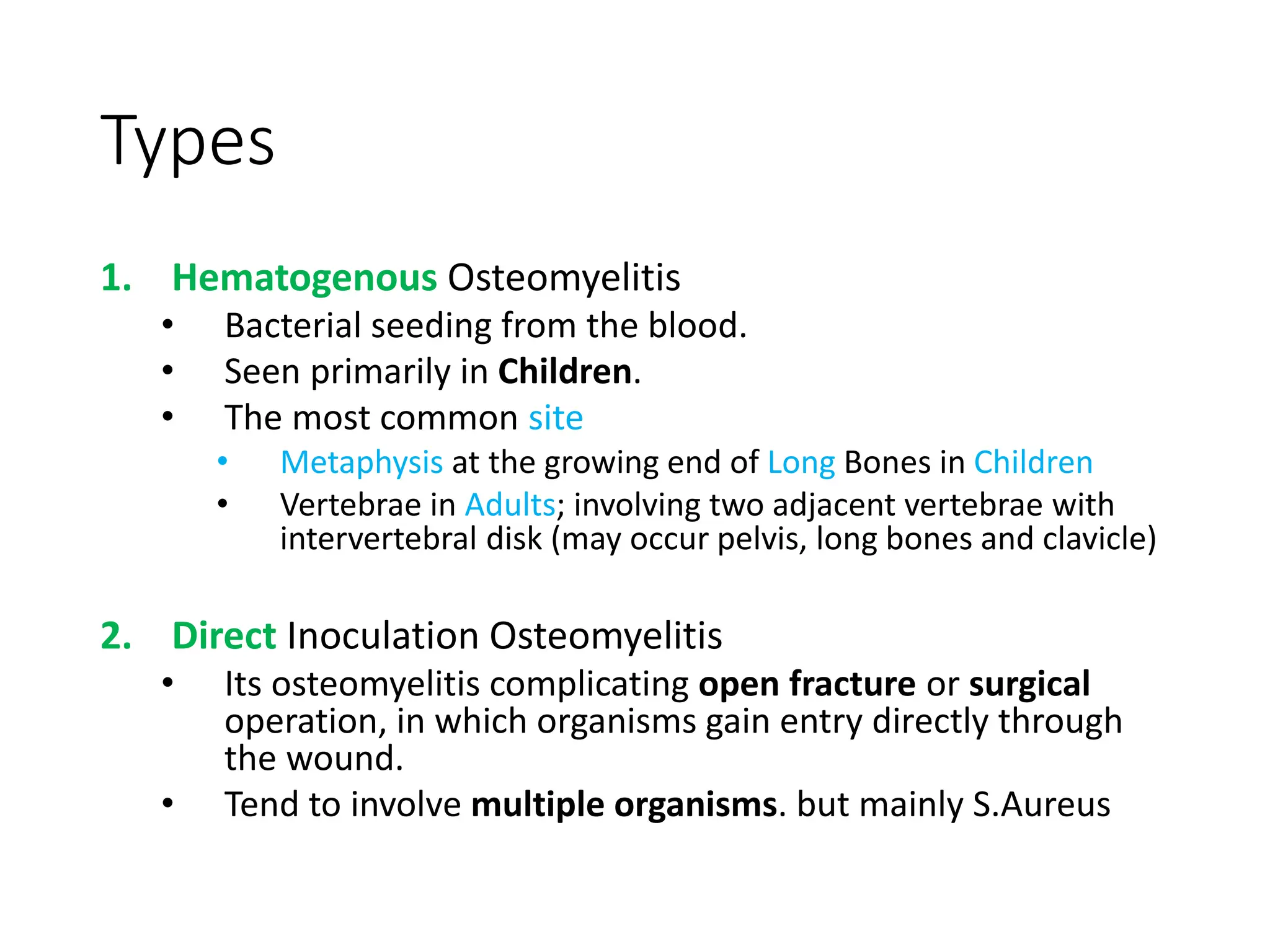 Orthopedic Lecture on Acute OsteoMyelitis | PPTX