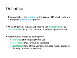 Orthopedic Lecture on Acute OsteoMyelitis | PPTX