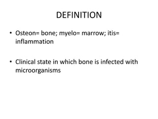 Acute osteomyelitis | PPTX