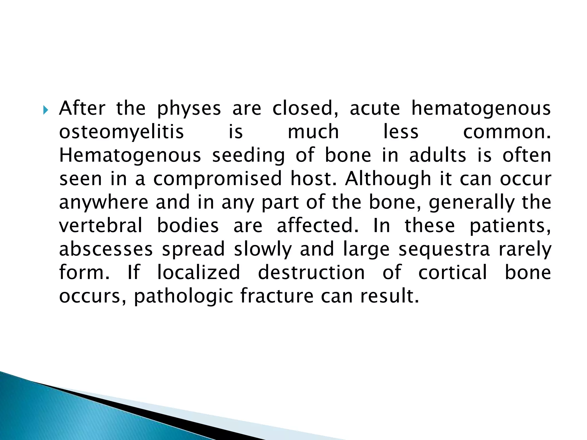 Acute osteomyelitis | PPTX