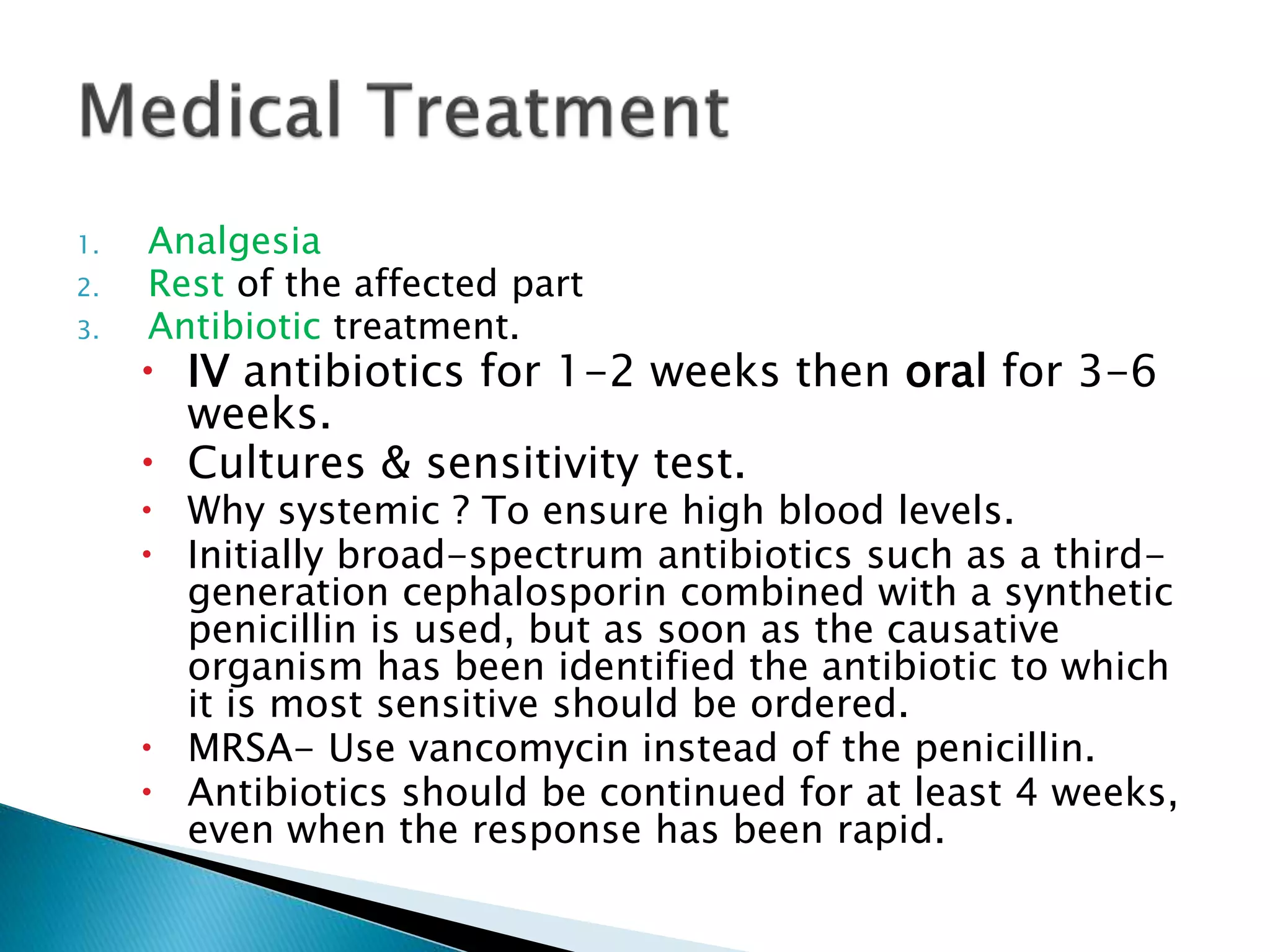 Acute osteomyelitis | PPTX