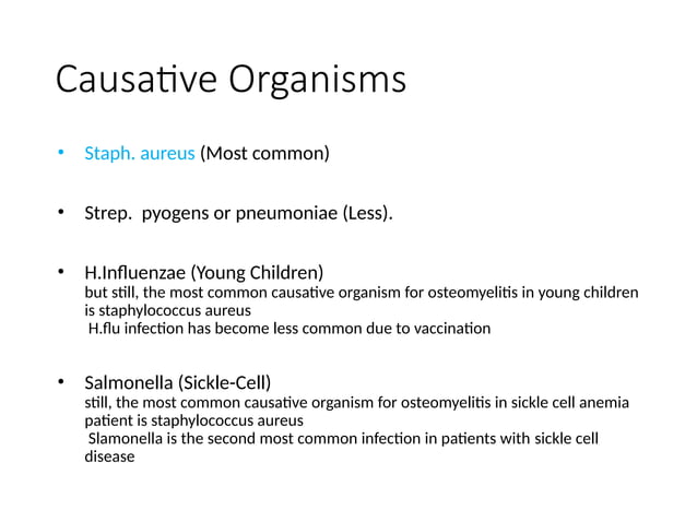 acute osteomyelitis. Treatment diagnosis and management | PPT