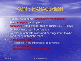 Acute otitis media | PPT