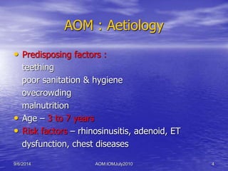 Acute otitis media | PPT