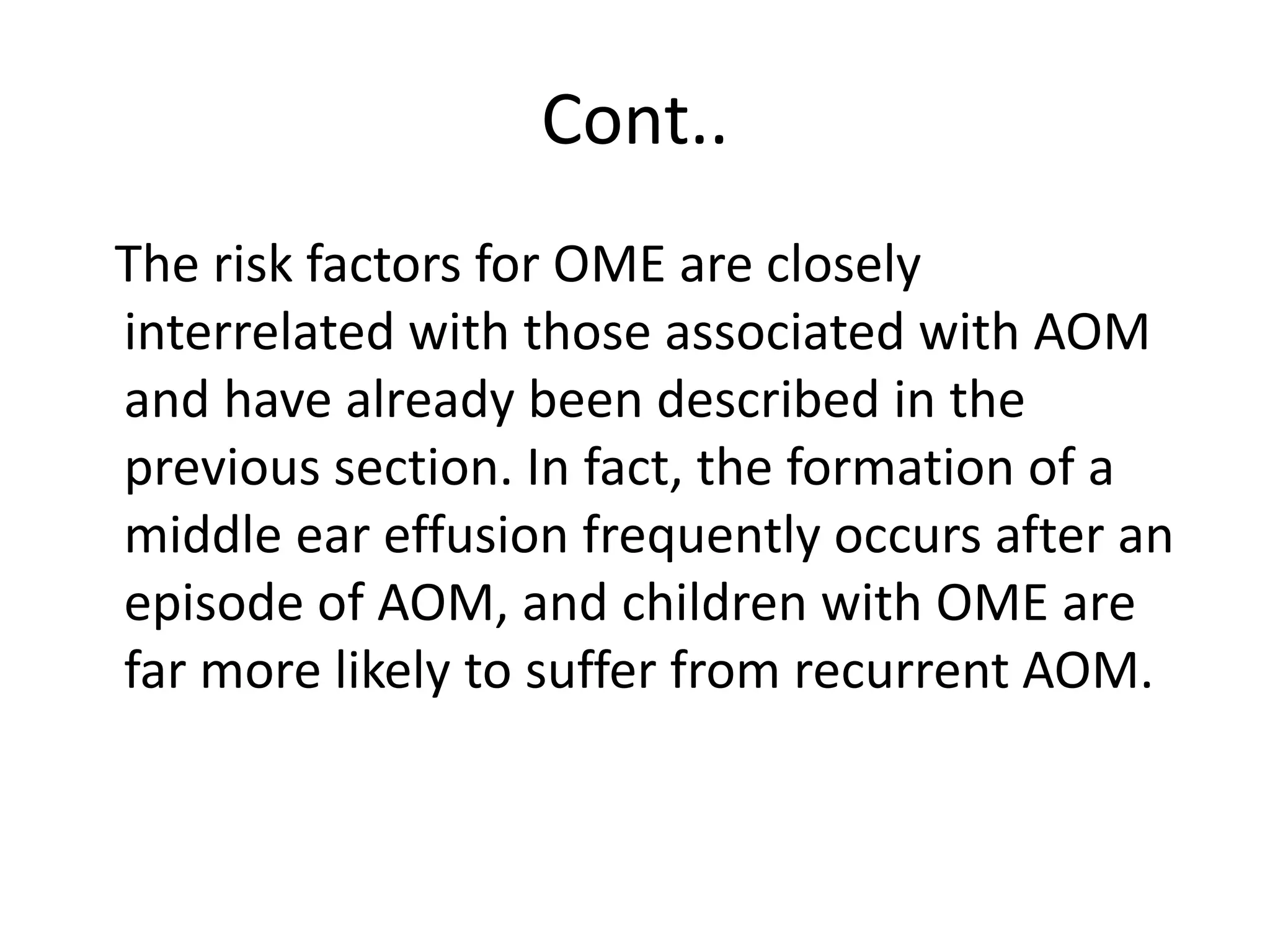 Acute otitis media.pptx | Ear, Nose and Throat Conditions | Diseases ...