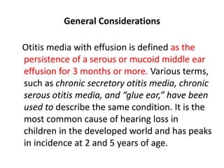 Acute otitis media.pptx | Ear, Nose and Throat Conditions | Diseases ...