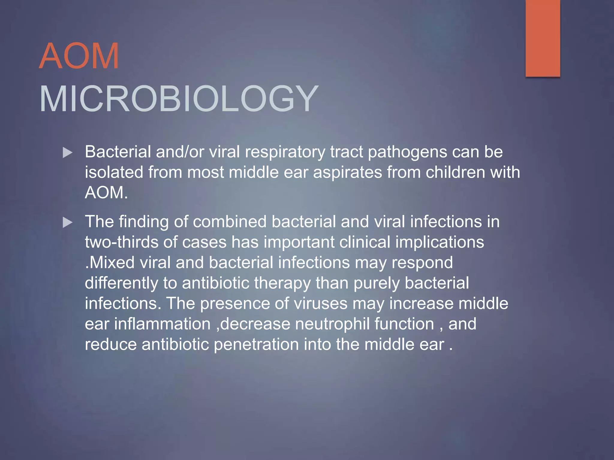 Acute otitis media | PPTX | Ear, Nose and Throat Conditions | Diseases ...