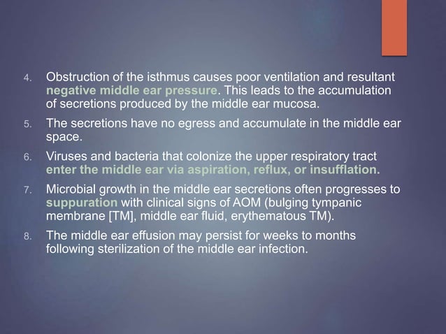 Acute otitis media | PPTX | Ear, Nose and Throat Conditions | Diseases ...