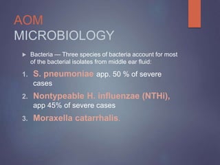 Acute otitis media | PPTX