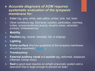 Acute otitis media | PPTX