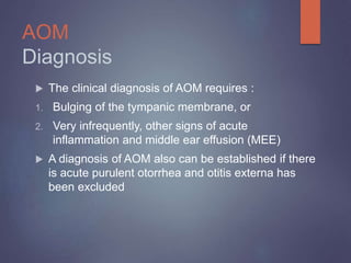Acute otitis media | PPTX