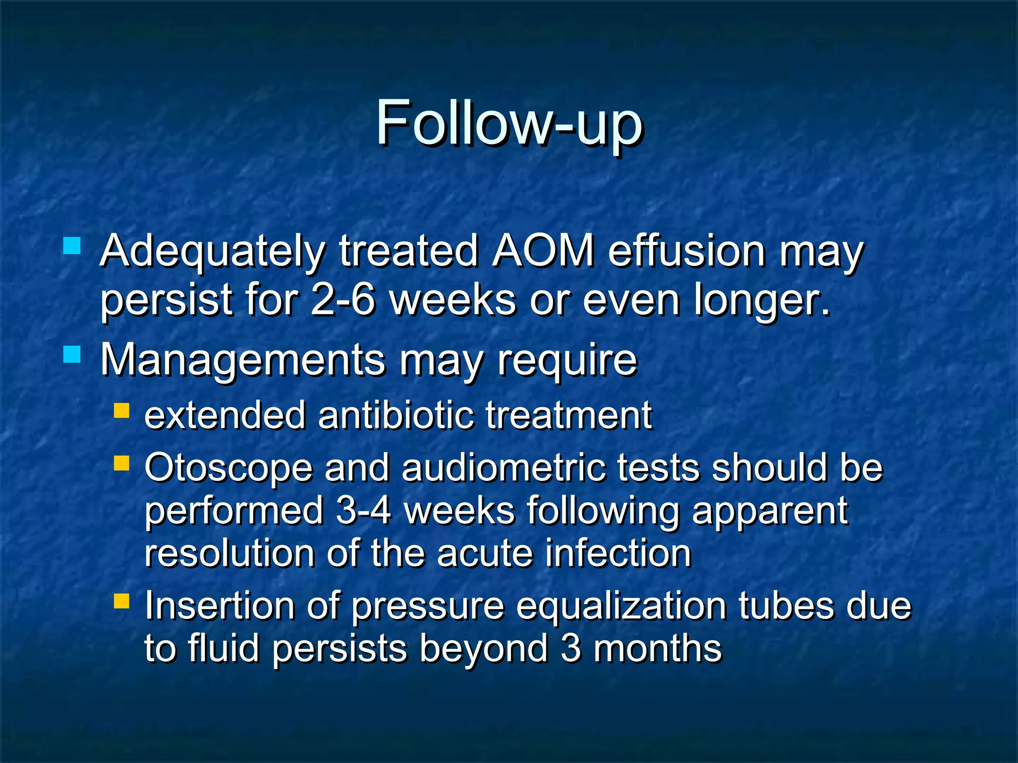 Acute otitis media and mastoiditis | PPT