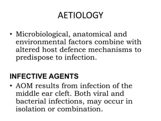 Acute otitis media final | PPTX