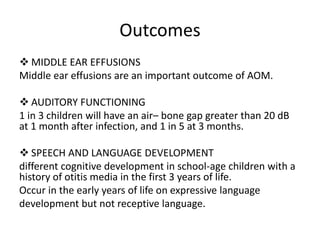 Acute otitis media final | PPTX