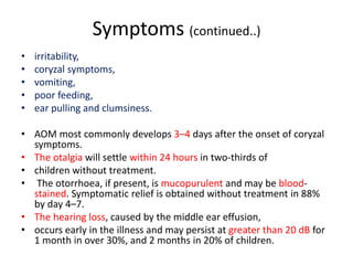 Acute otitis media final | PPTX
